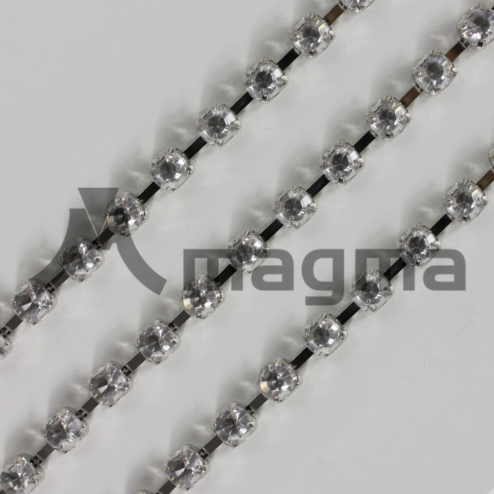 Corrente de Strass - Rolo com 10 mts - lojamagma