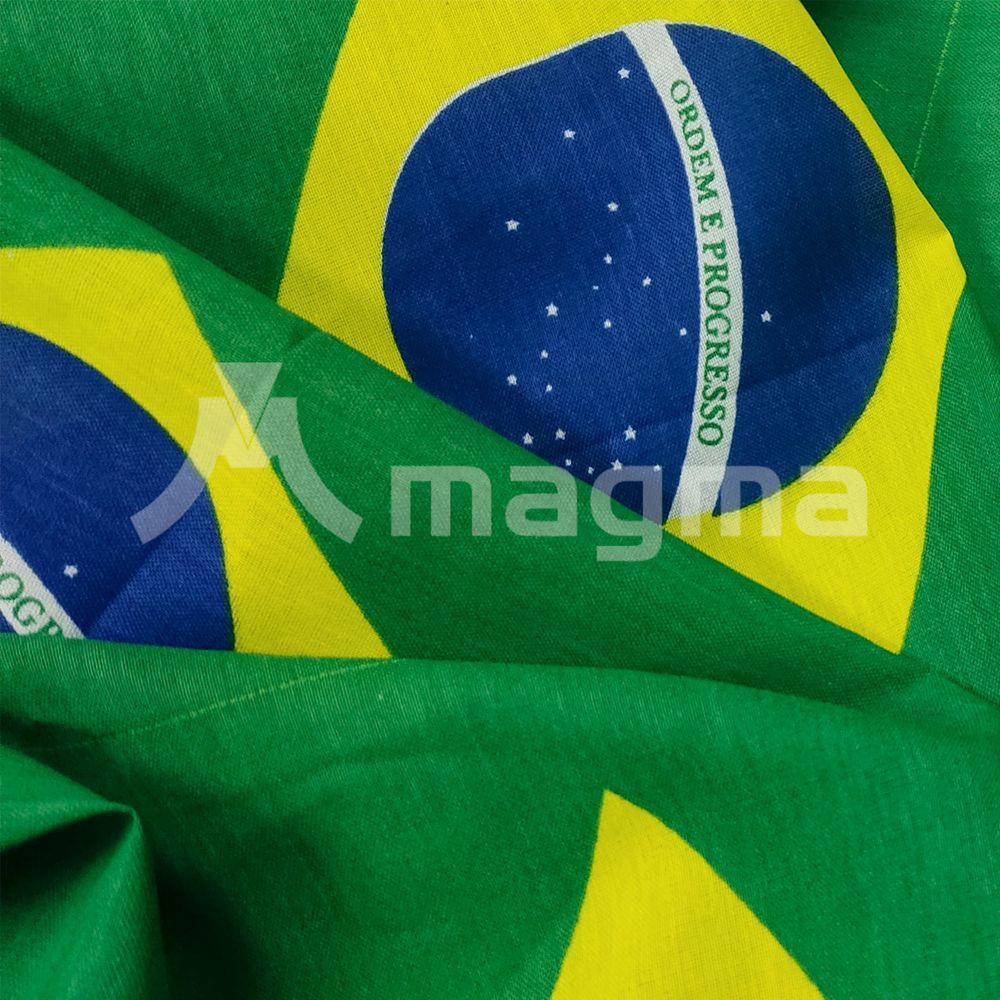 Tergal com 2,40m de largura bandeira do Brasil 32 x 24,5 cm (Unidade ...